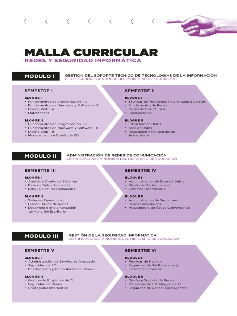 Malla Curricular en Redes y Seguridad Informática | PDF | Servidor ...