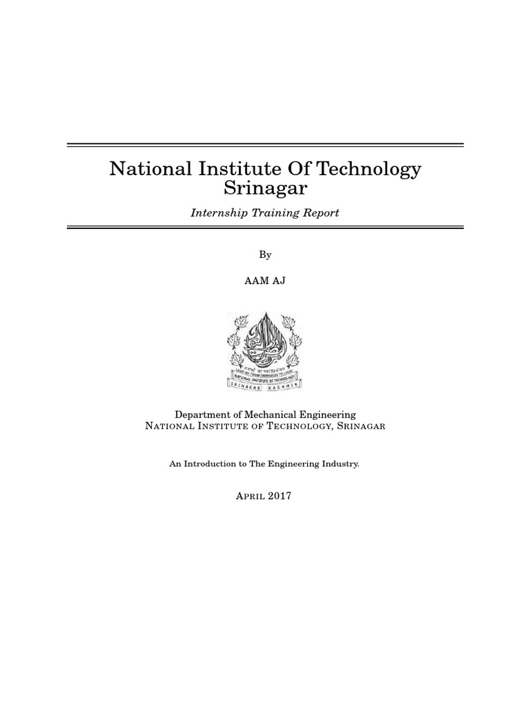 Nit Srinagar Project | PDF | Pump | Irrigation