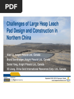 Heap Leach Pad Design and Operations | PDF | Drainage | Soil Mechanics