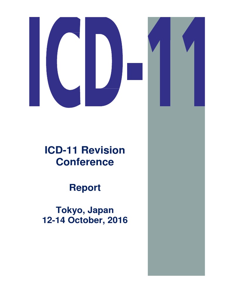 ICD 11 | International Statistical Classification Of Diseases And ...