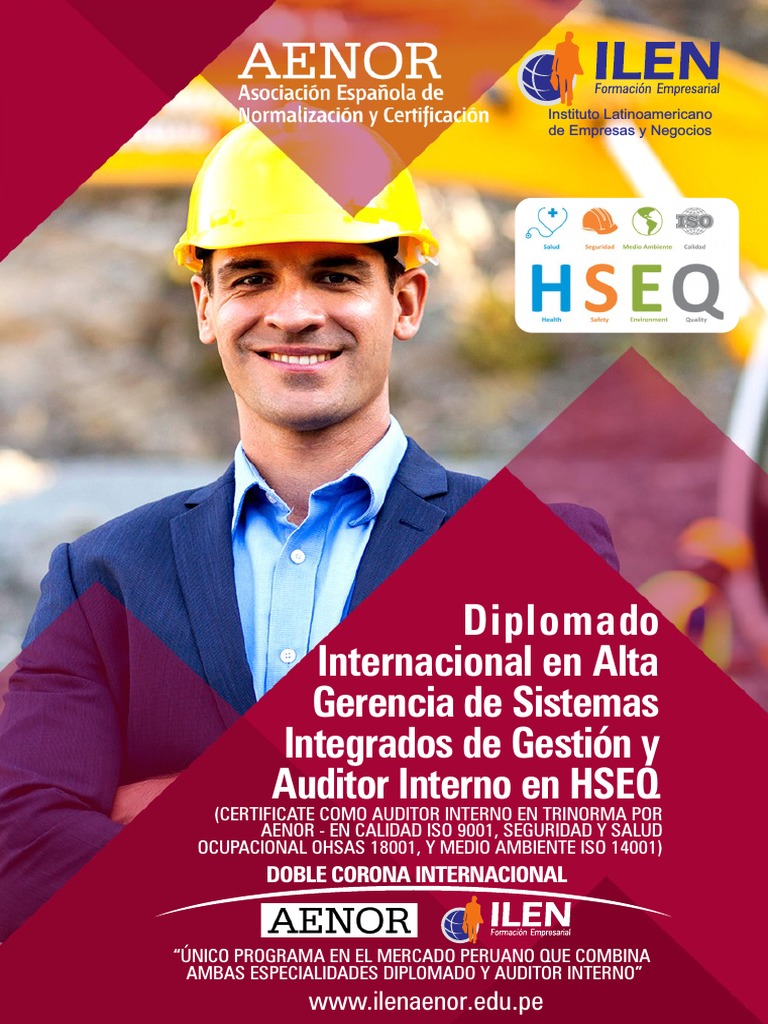 Diplomado Internacional En Alta Gerencia De Sistemas Integrados De