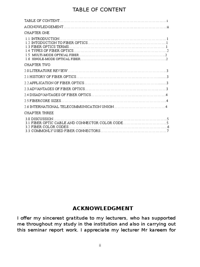 Fiber Optics Content | PDF