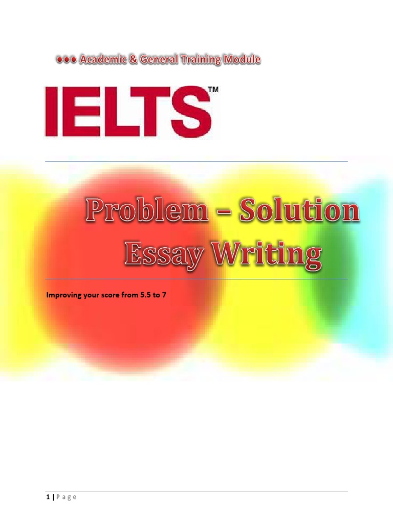 IELTS Problem - Solution Essay Writing.pdf | Pronoun | Noun | Free 30 ...