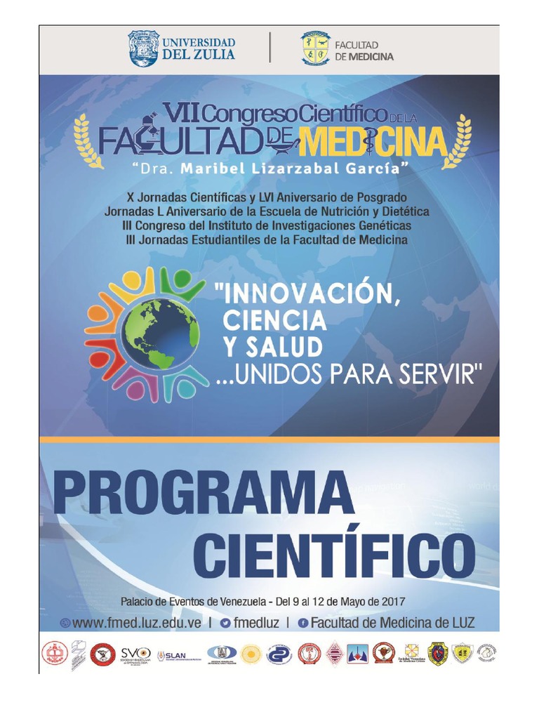 1 Programa Cientifico Vii Congreso Facultad de Medicina | PDF | Cáncer | Psiquiatría