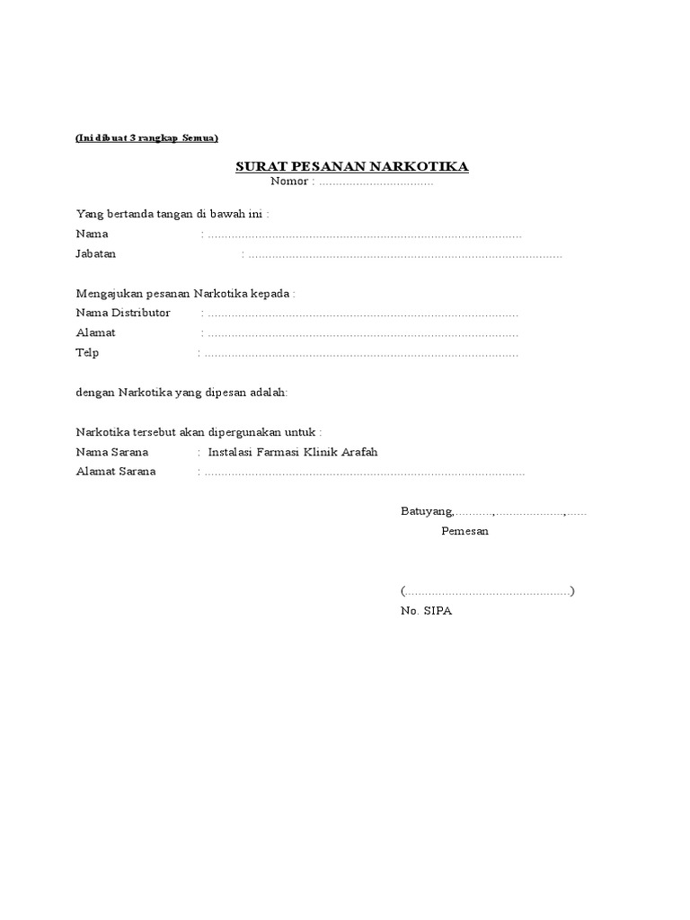 SP Narkotika Ato Psikotropika | PDF | Griya & Taman