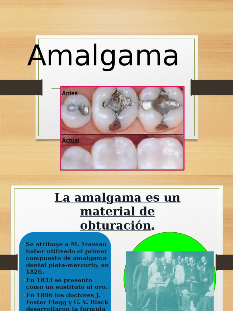 Amalgama | PDF | Mercurio (Elemento) | Diente humano