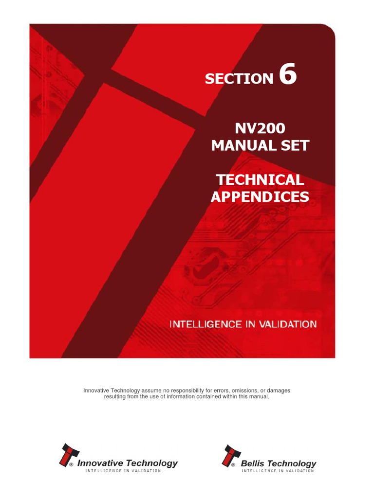 NV200 Manual Set - Section 6 | PDF | Electricity | Computer Engineering