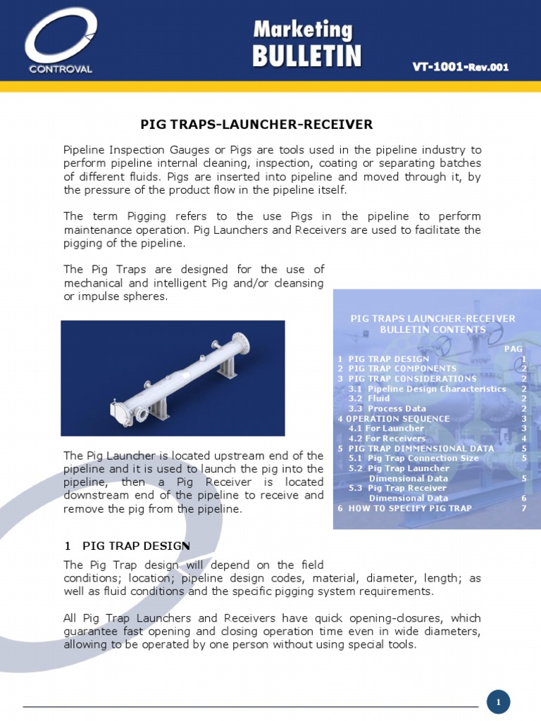 Pig Traps Launcher 2016428 Cri | PDF | Pipeline Transport | Valve
