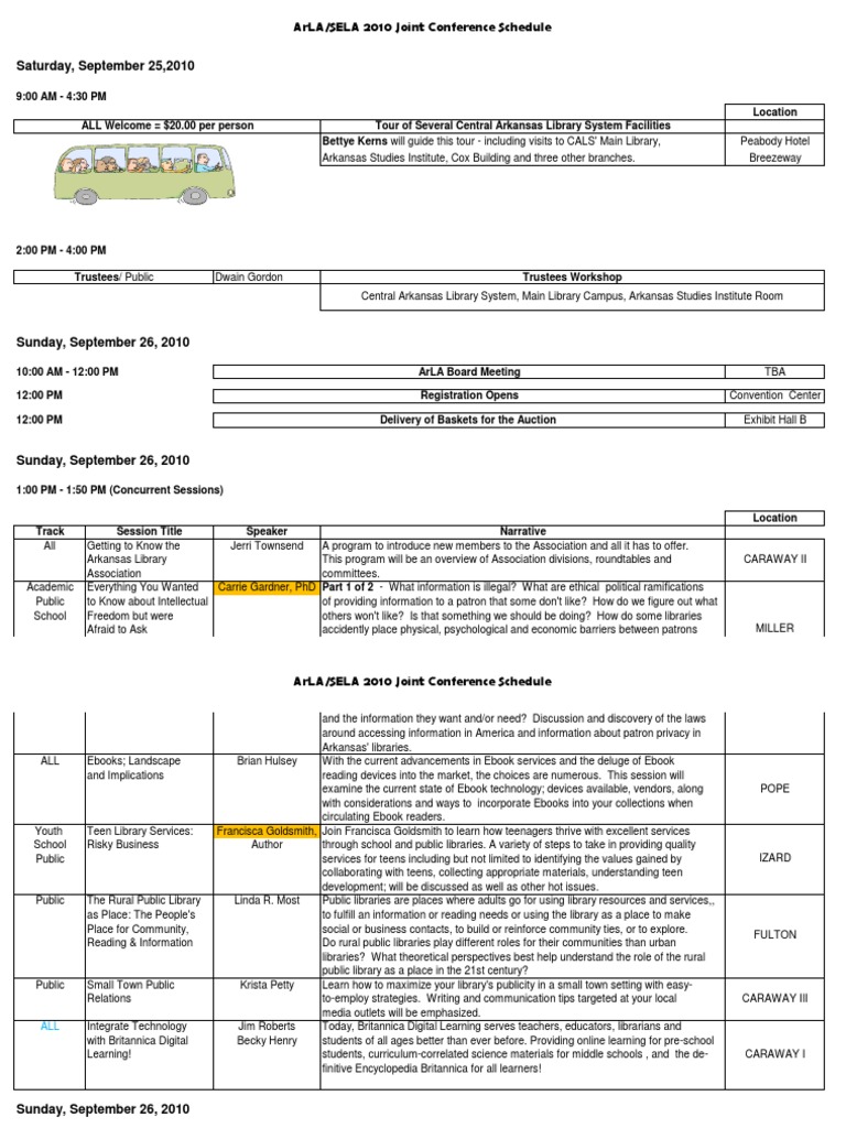 Conference Program Guide | PDF | Cataloging | Librarian