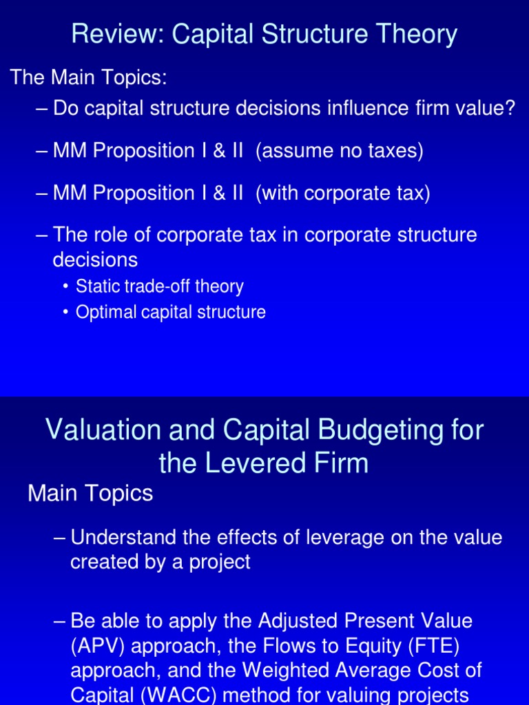 Topic02A Ch18 APV FTE 1aa 20155spring 1a PRINT | PDF | Net Present ...