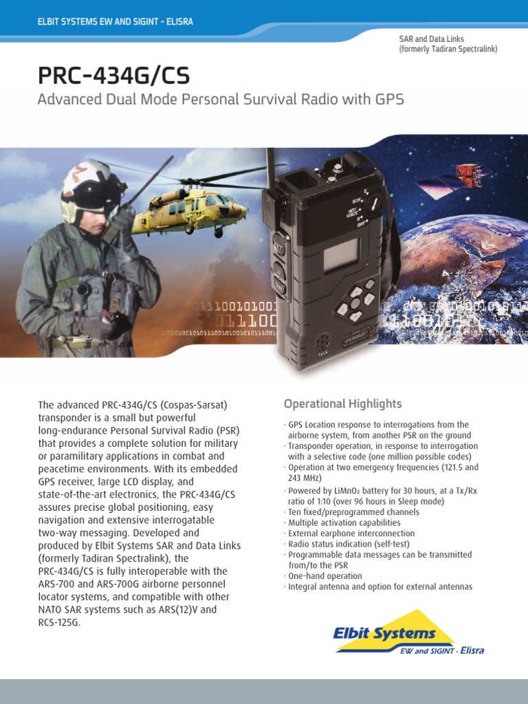 PRC 434G CS | PDF | Global Positioning System | Radio