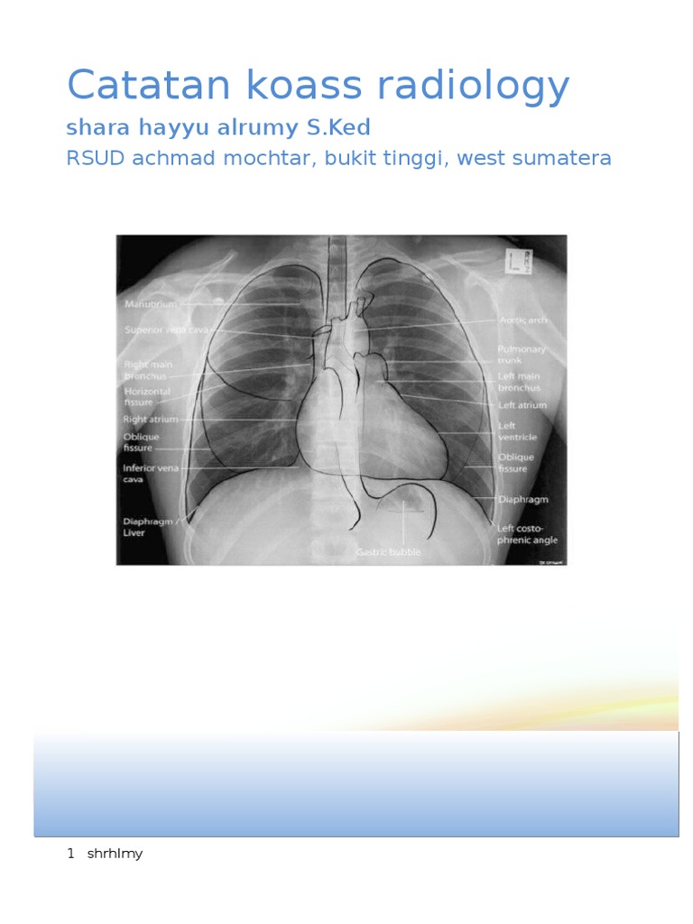 Catatan Koass Radiology | PDF