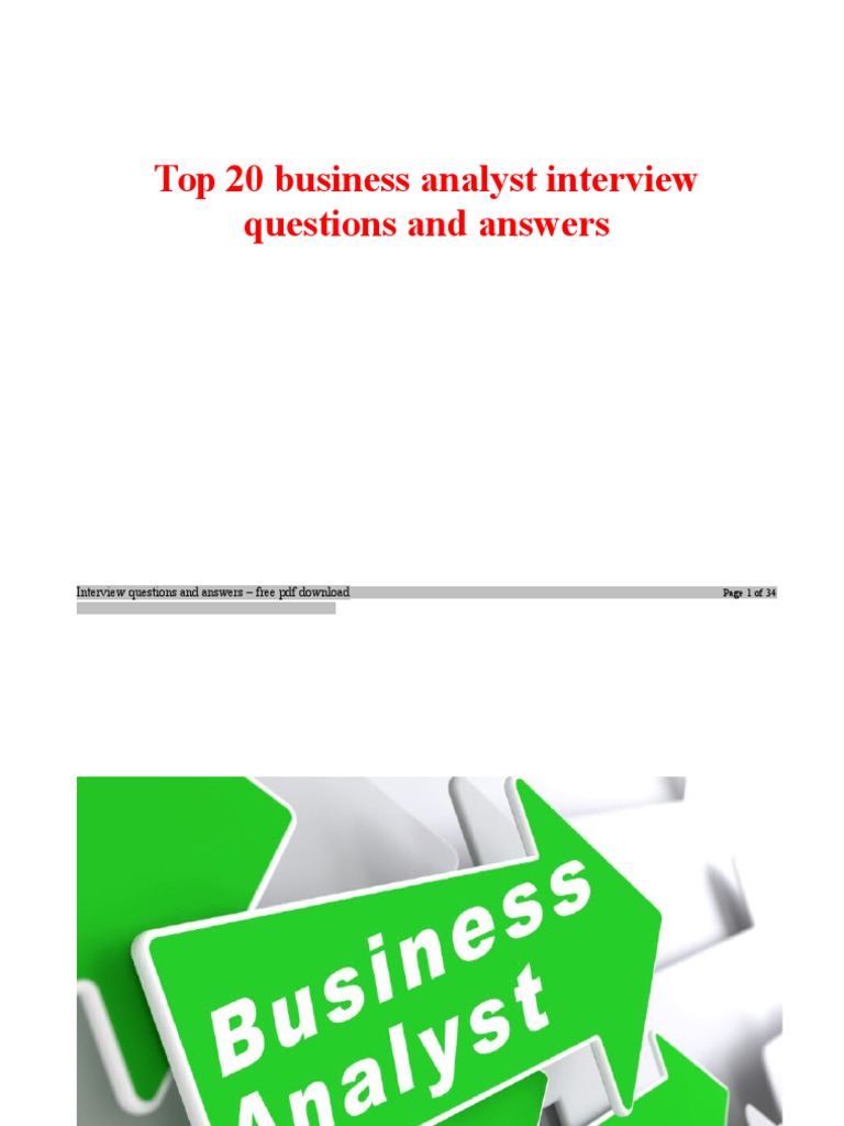 BA Interview Questions - 1 | PDF | Software Development Process | Use Case