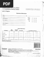 SSCT Scoring Sheet | PDF