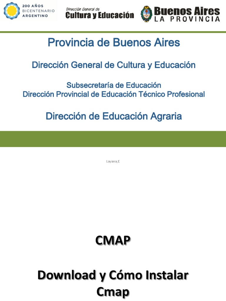 CMAP Descargar e Instalar en La PC | PDF