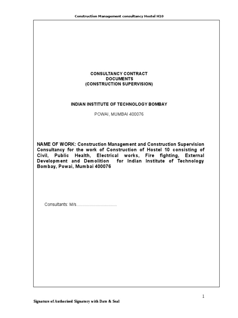 Final PMC Contract H10 | PDF | Bankruptcy | Guarantee