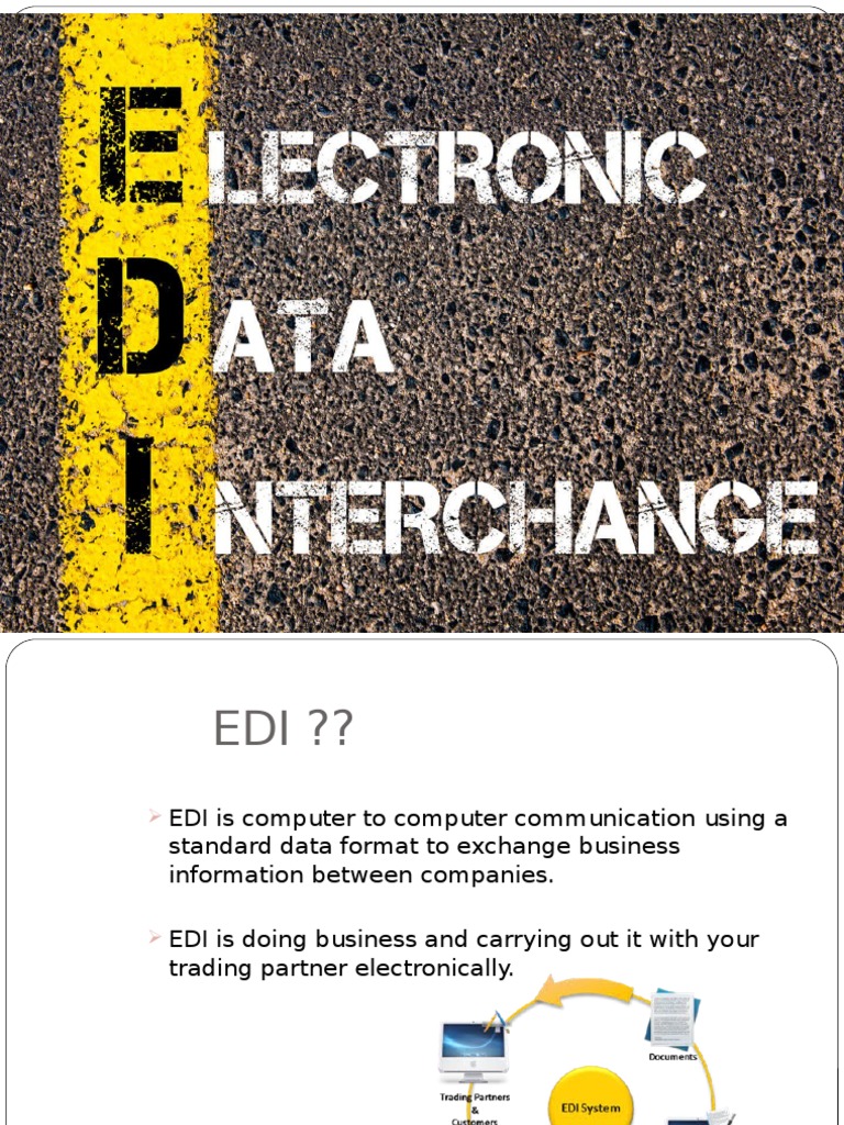 Electronic Data Interchange | PDF | Electronic Data Interchange | Information Technology Management