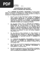Sinumpaang Salaysay Template | PDF