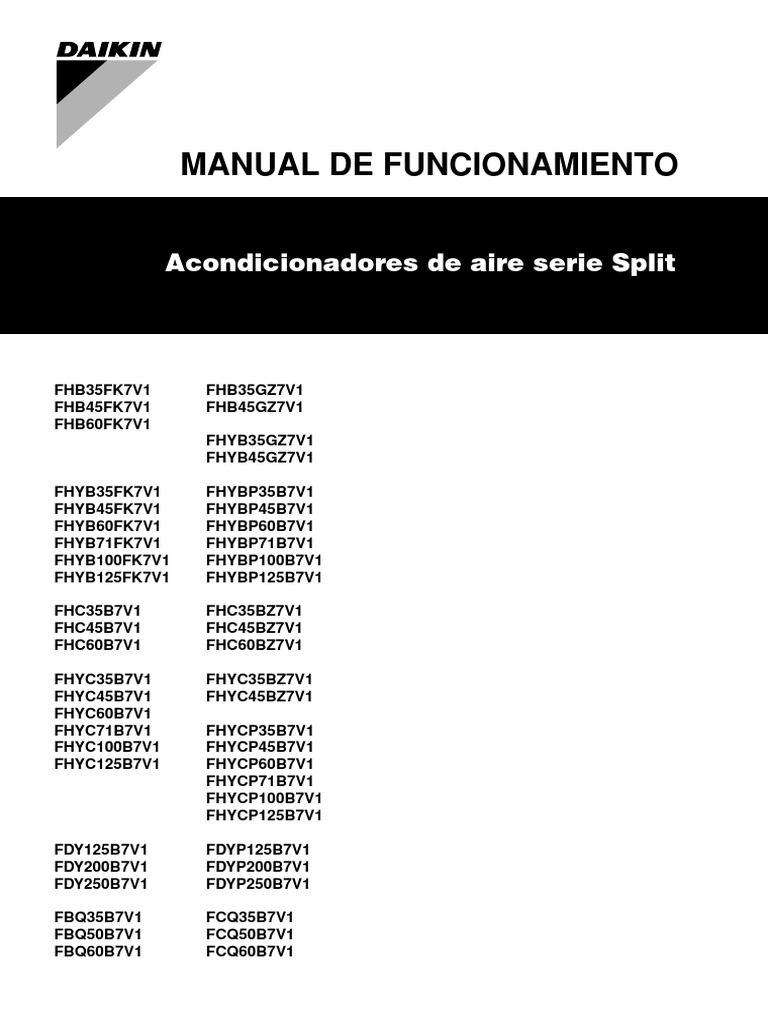 Daikin manual.pdf | Remote Control | Boiler
