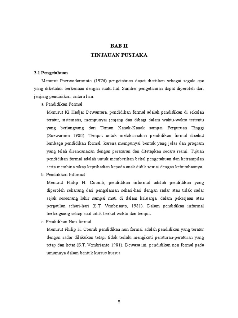 BAB II. Tinjauan Pustaka