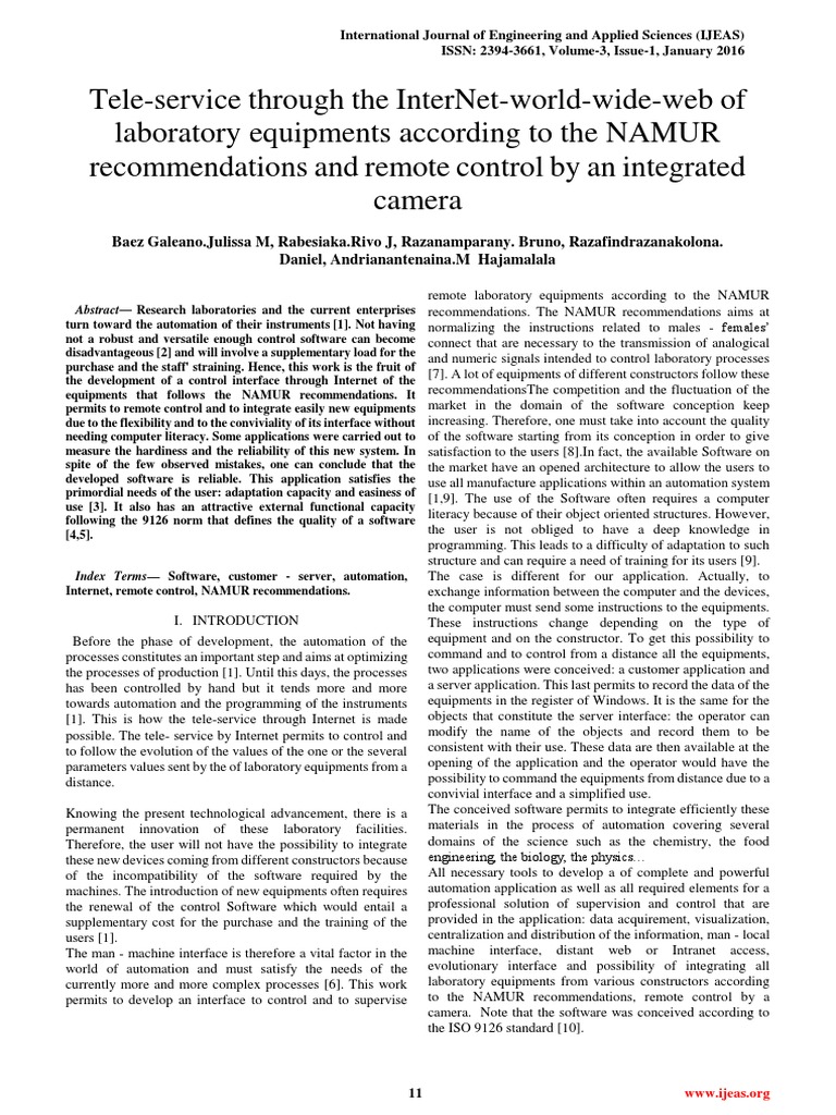 IJEAS0301011 | PDF | Server (Computing) | Application Software