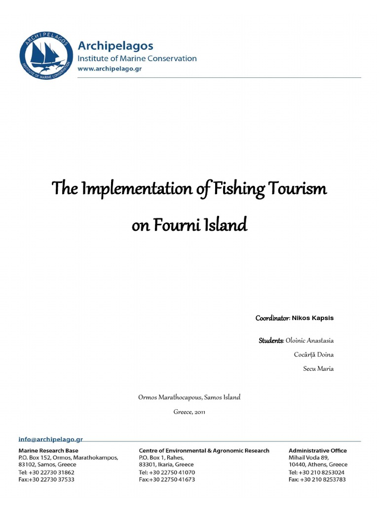 The Implementation of Fishing Tourism On Fourni Island | PDF | Tourism ...
