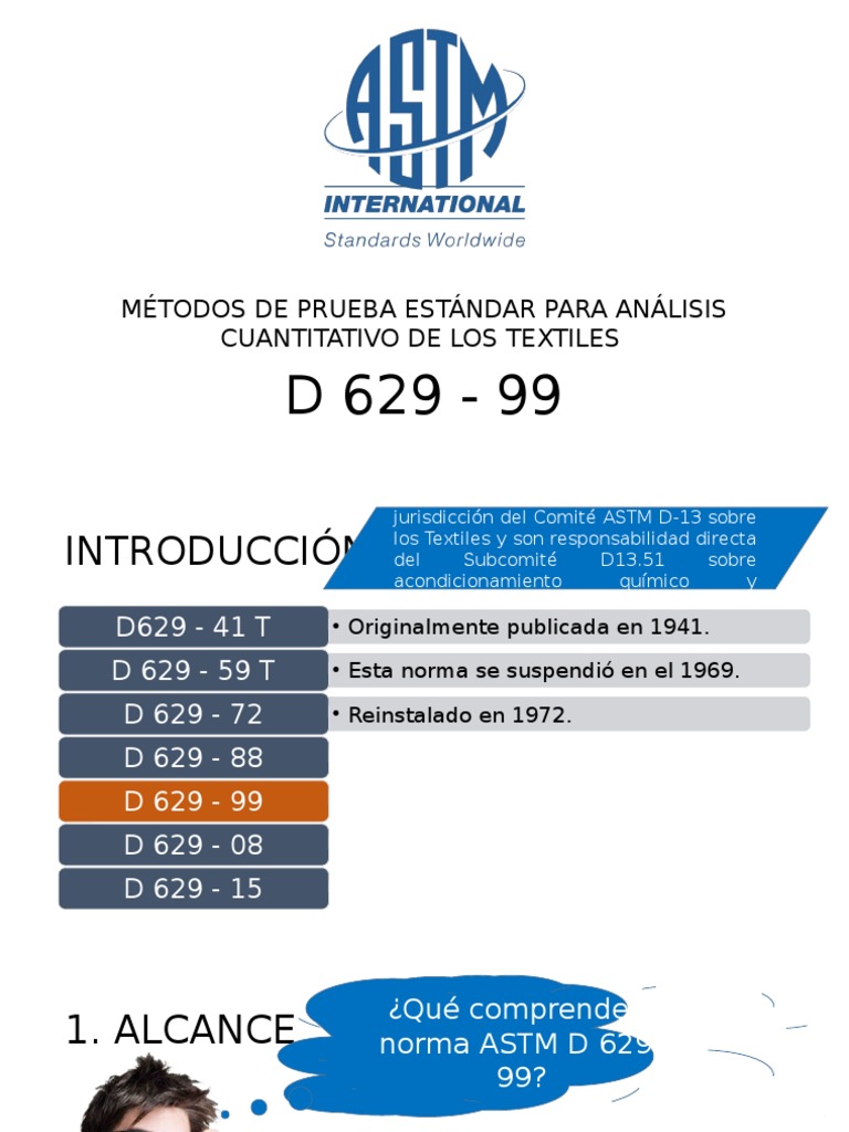 ASTM D629 Presentación Breve | PDF | Seda artificial | Sintético y plástico