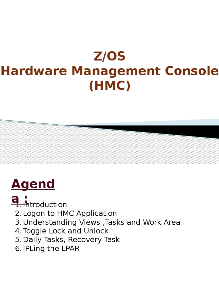 Z/Os Hardware Management Console (HMC) | PDF | Icon (Computing) | Command Line Interface