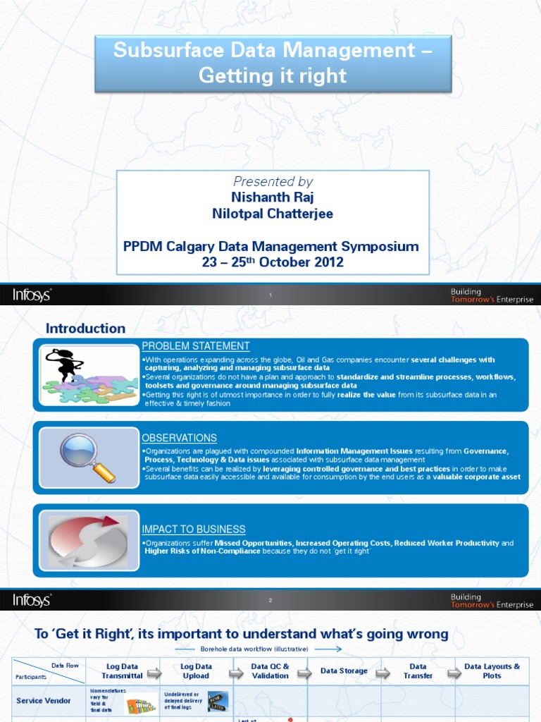 Subsurface Data Management - Getting It Right | PDF | Data Quality ...
