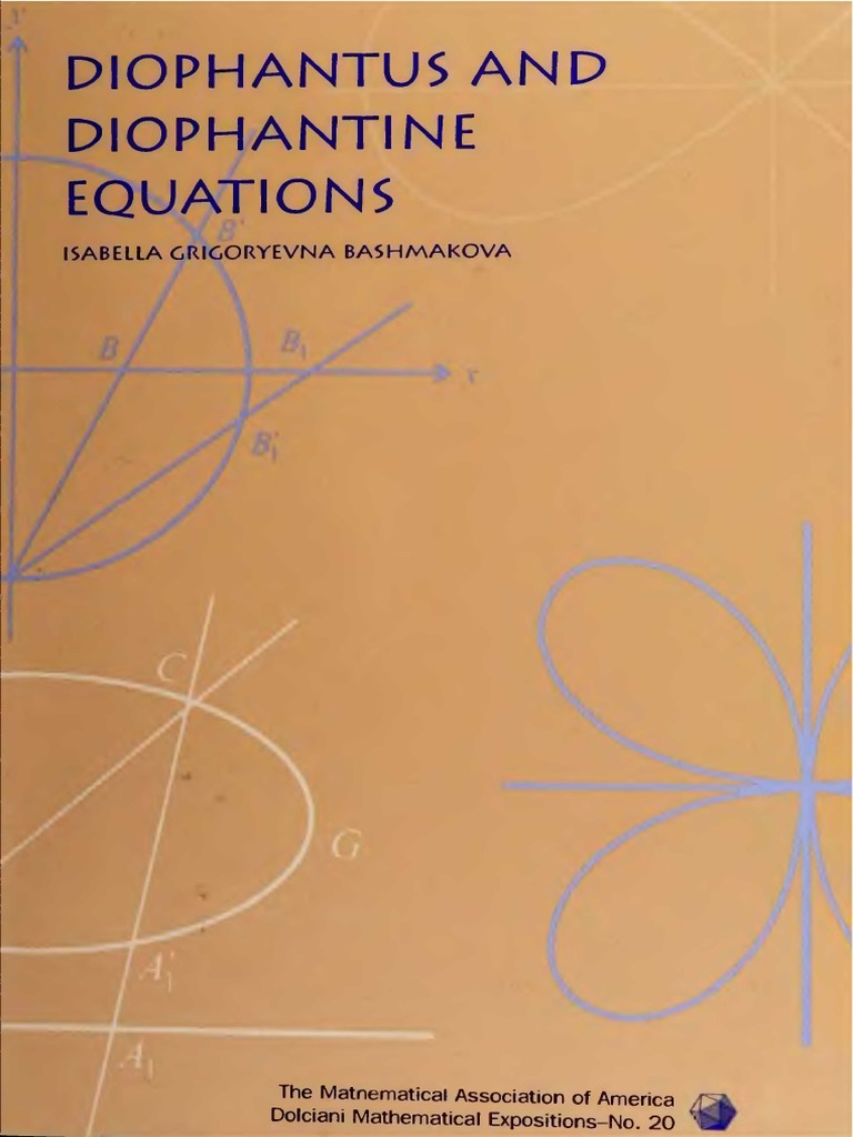 Diophantus and Diophantine Equations | PDF