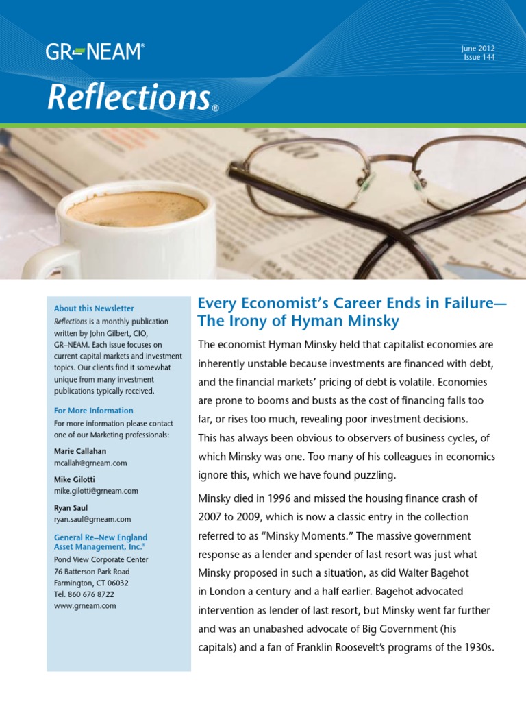 Reflections: Every Economist's Career Ends in Failure - The Irony of ...