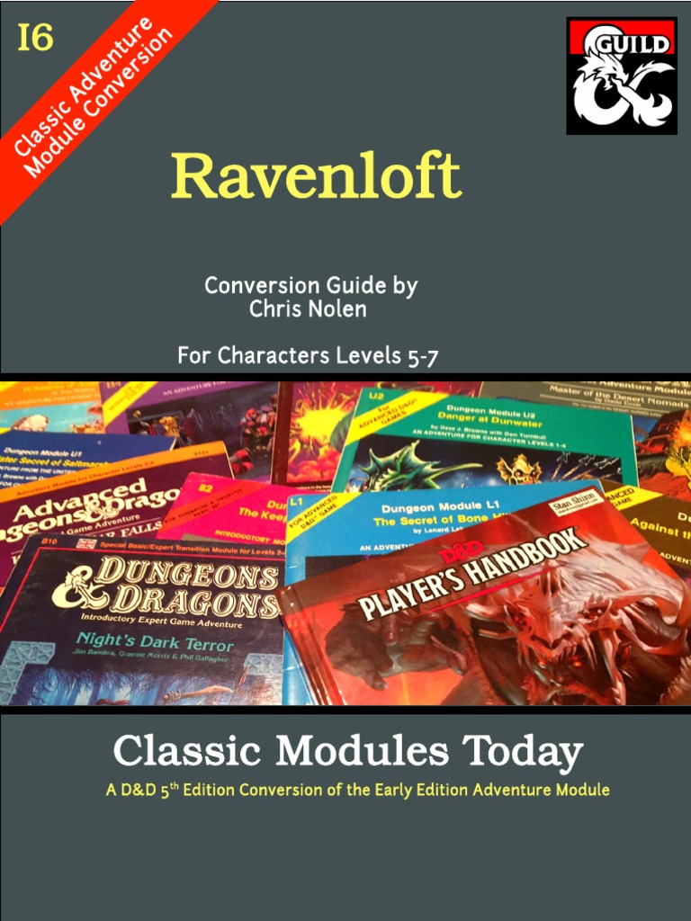 Classic Modules Today - I6 Ravenloft PDF | PDF | Dungeons & Dragons ...