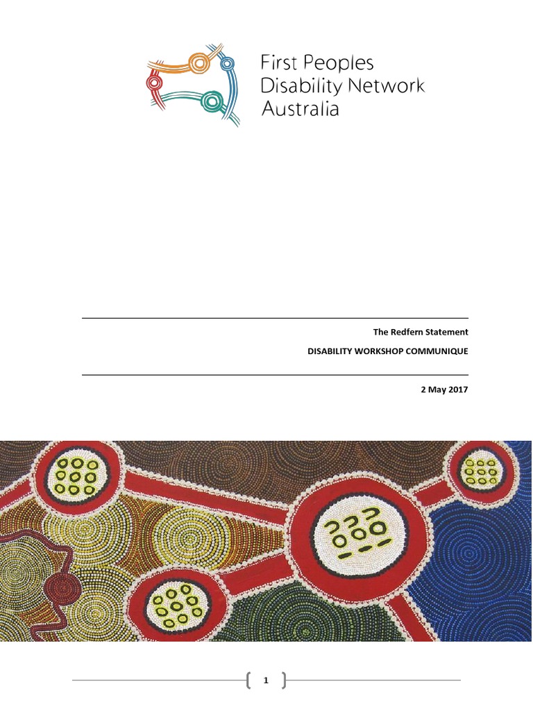 Redfern Statement Disability Workshop Communique May 2017 | PDF ...