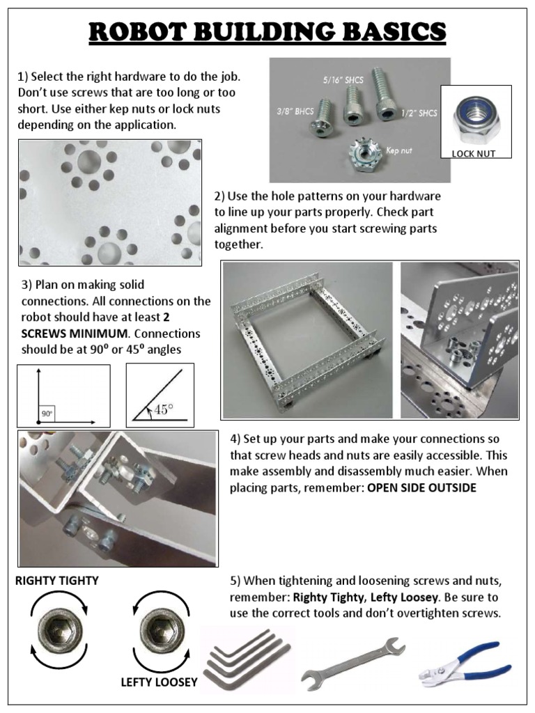Robot Building Basics | PDF