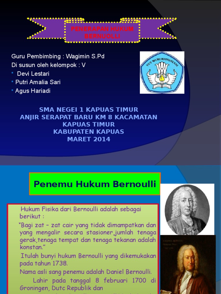 Penerapan Hukum Bernoulli | PDF