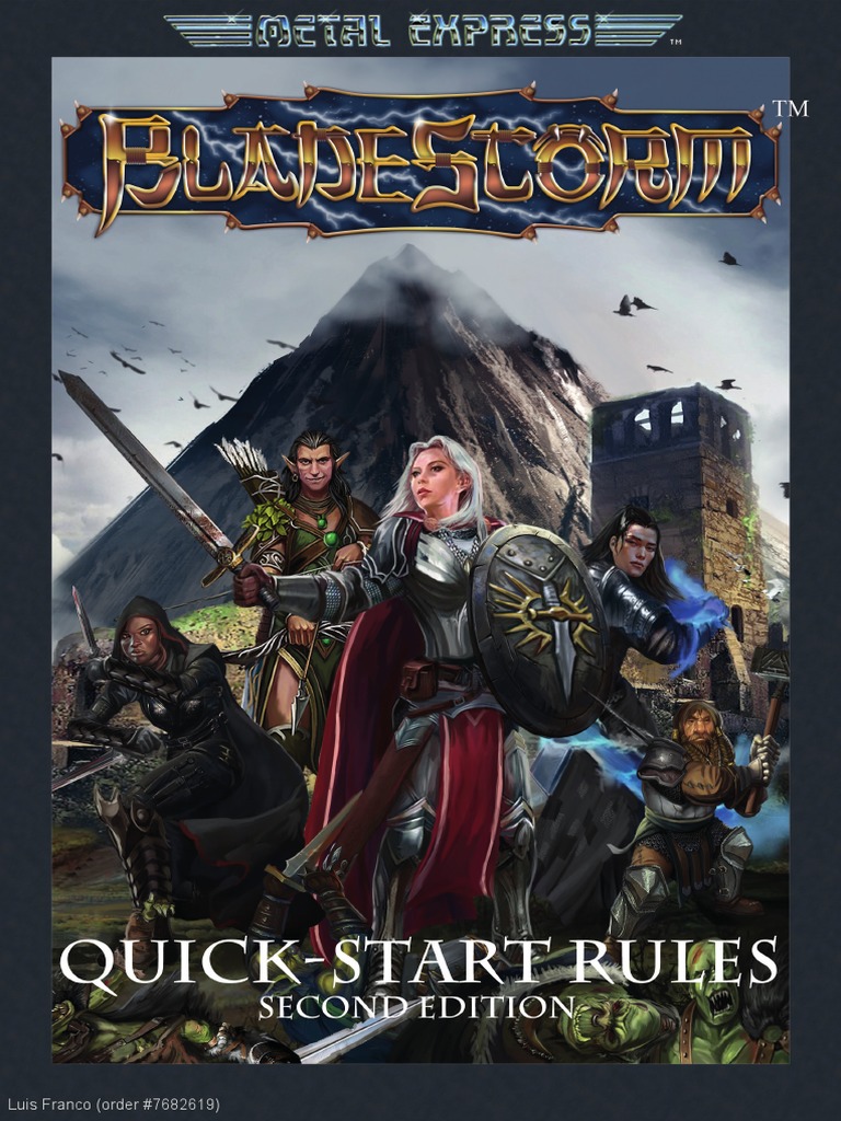 Bladestorm Quick-Start Rules | PDF | Gaming | Leisure