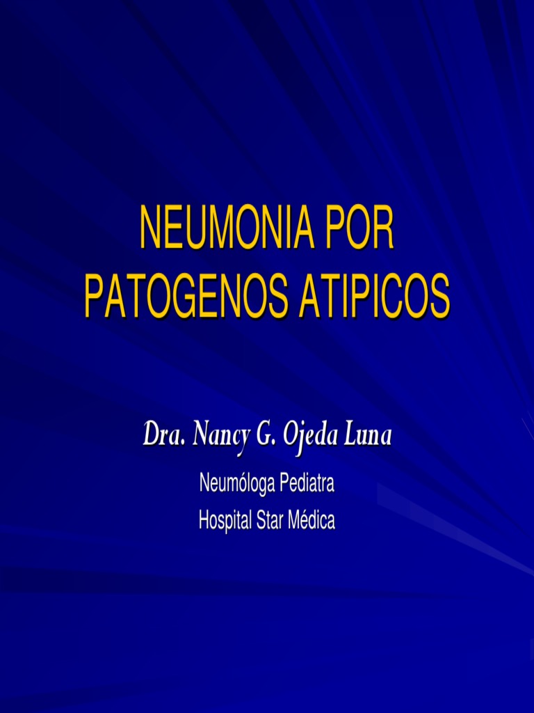 Neumonia Por Germenes Atipicos | PDF | Neumonía | Asma