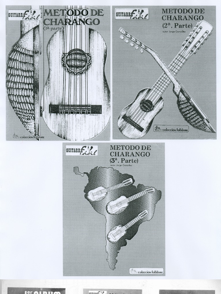 Charango Metodo-Guitarra-Facil Mexico (3 Tomos) | PDF