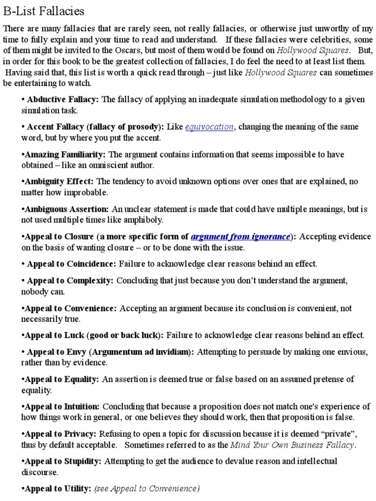 Bo Bennett-Logically Fallacious-eBookIt - Com (2012) | PDF | Fallacy | Argument