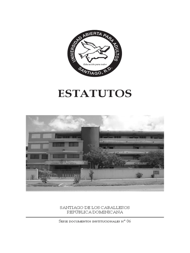 Estatutos UAPA PDF | PDF | Comisión Europea | Titulo academico