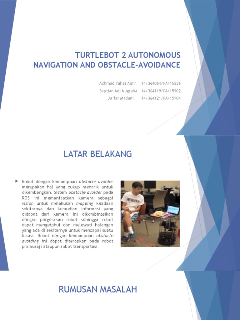 Turtlebot 2 Autonomous Navigation and Obstacle-Avoidance | PDF | Komputer