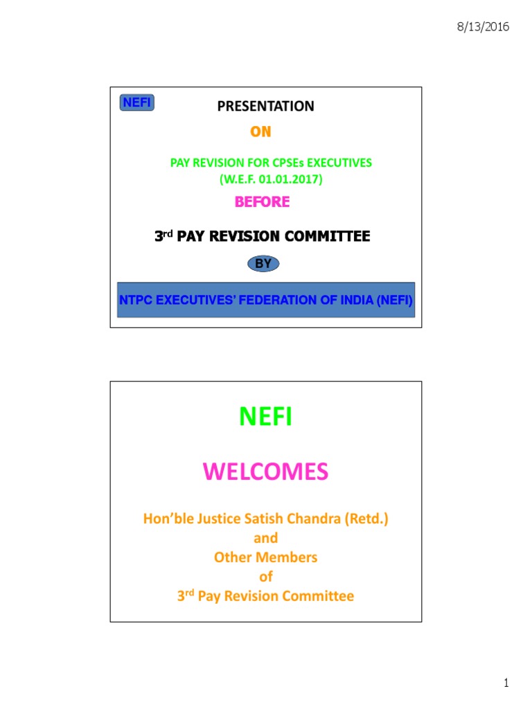 Presentation - 3rd PRC-final - NEFI | PDF | Pension | Employee Benefits
