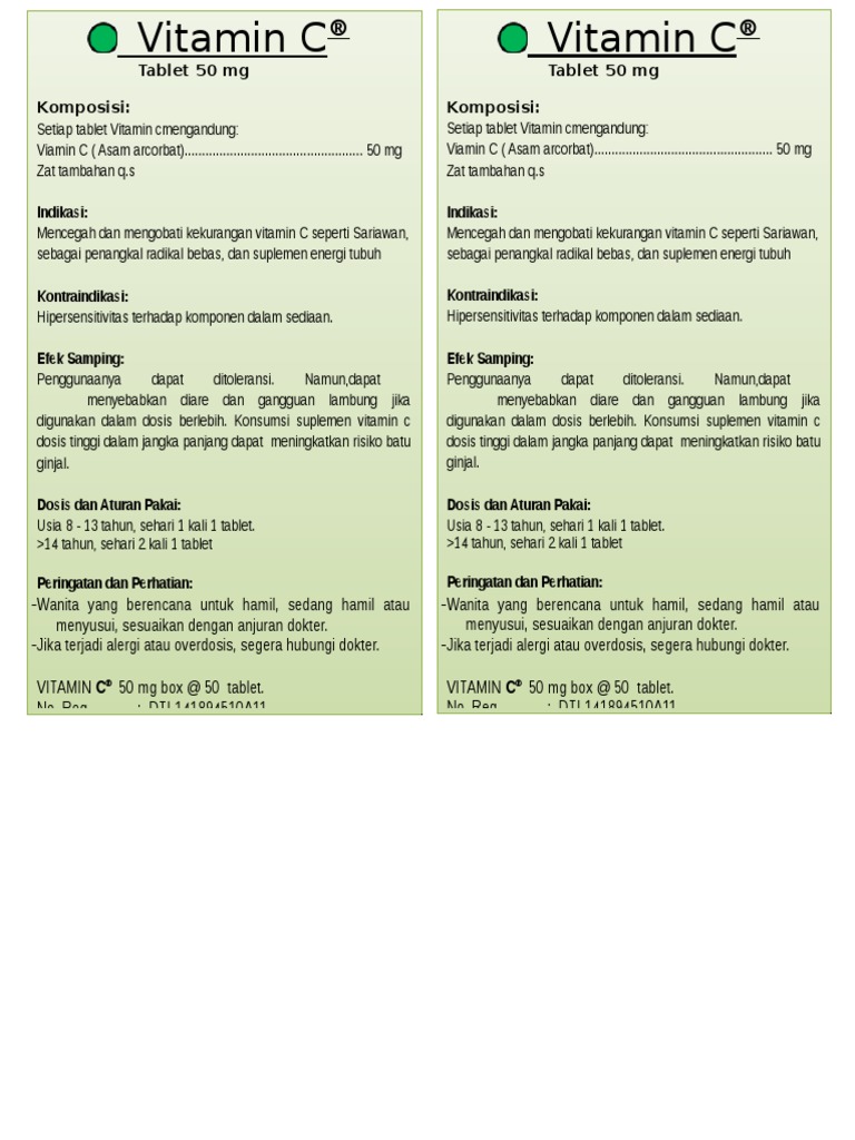 Brosur Obat | PDF