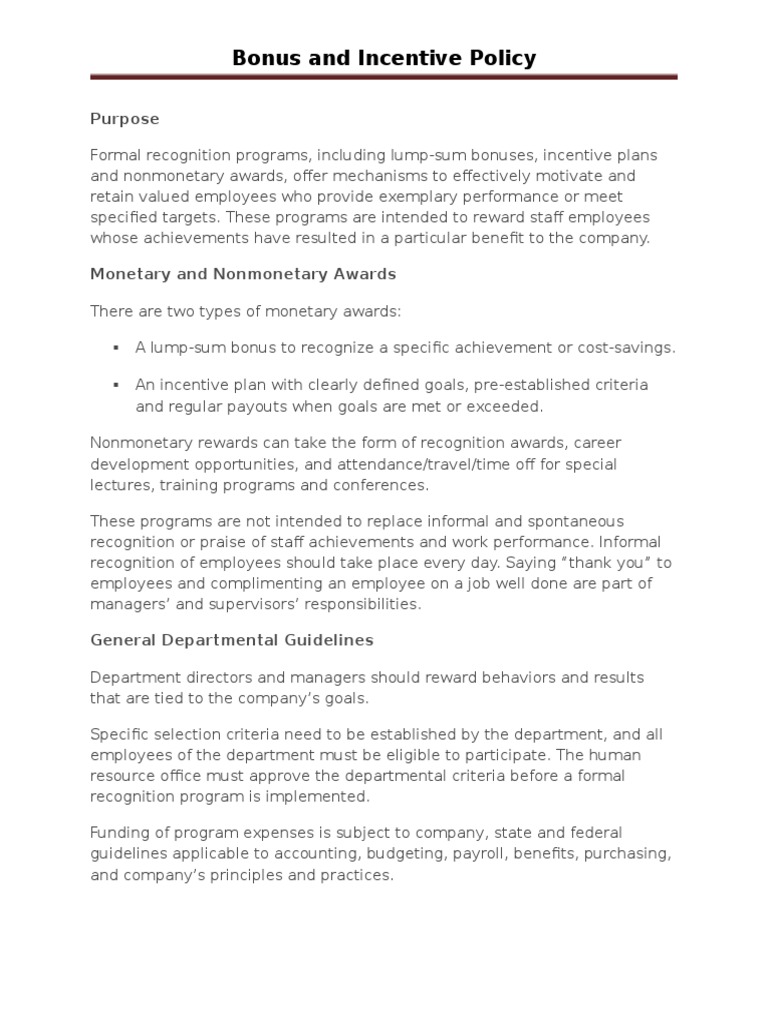 E | PDF | Incentive | Overtime