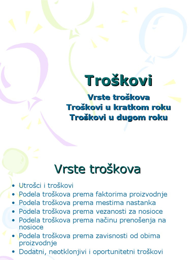 11 - Troskovi | PDF