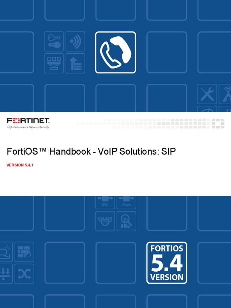 Fortigate Sip 54 | PDF | Session Initiation Protocol | Voice Over Ip