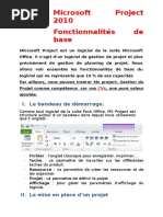 Cours MSPROJECT | PDF | Planification | Microsoft