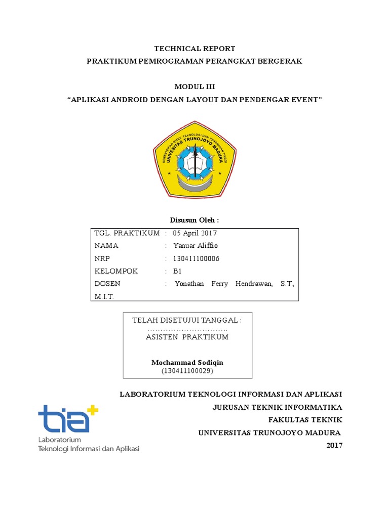Laporan Modul 3 Pemrograman Perangkat Bergerak | PDF