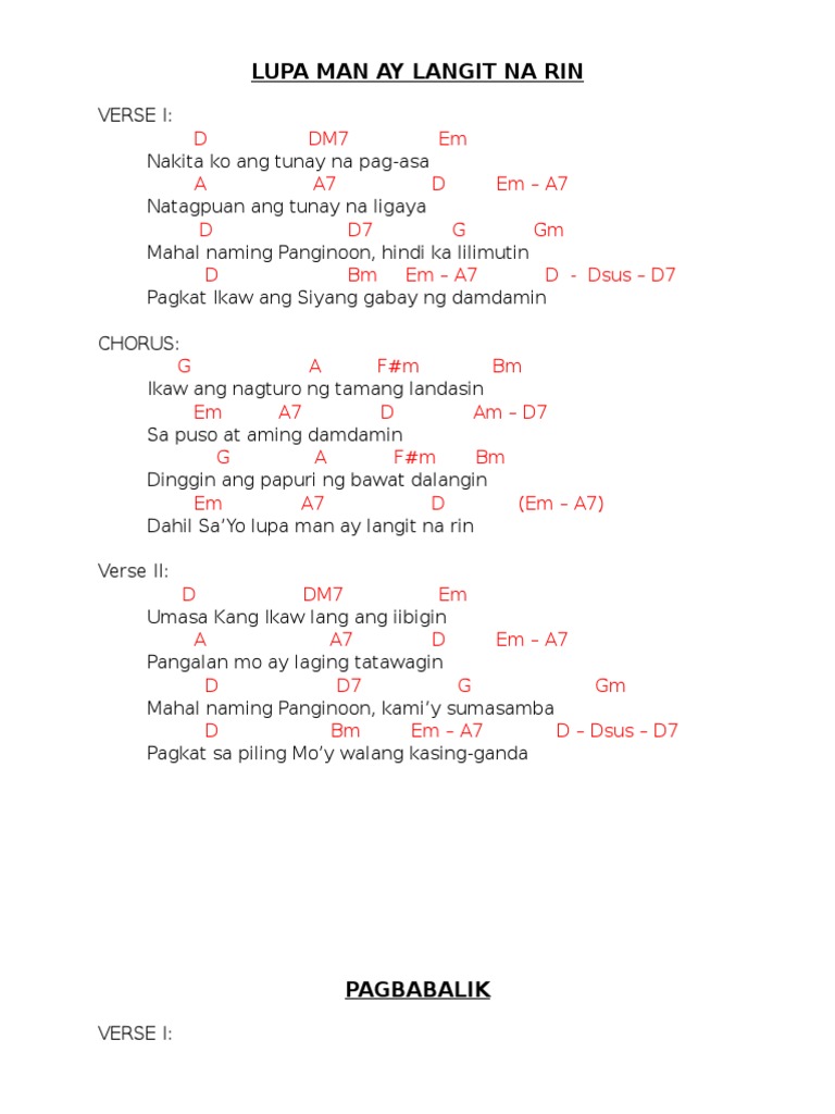7th Last Words Lyrics and Chords | PDF