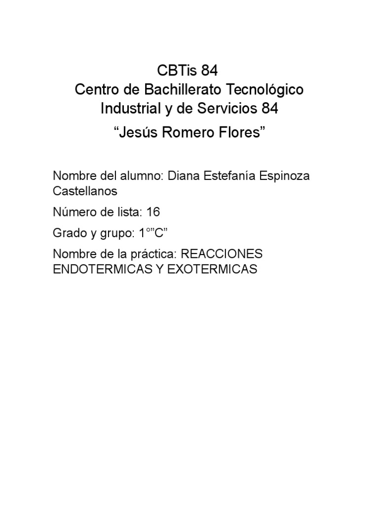 CBTis 84 | PDF | Agua | Química